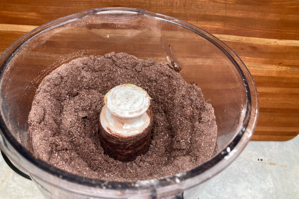 Christmas Chocolate Wafer Yule Log - latebloomerinbakerville