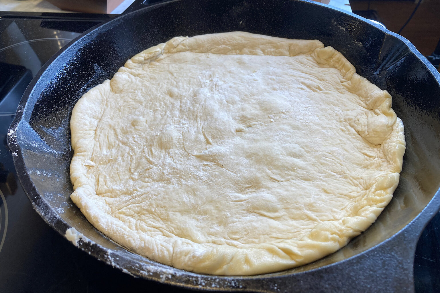 Crispy Crust Cast Iron Pizza - latebloomerinbakerville